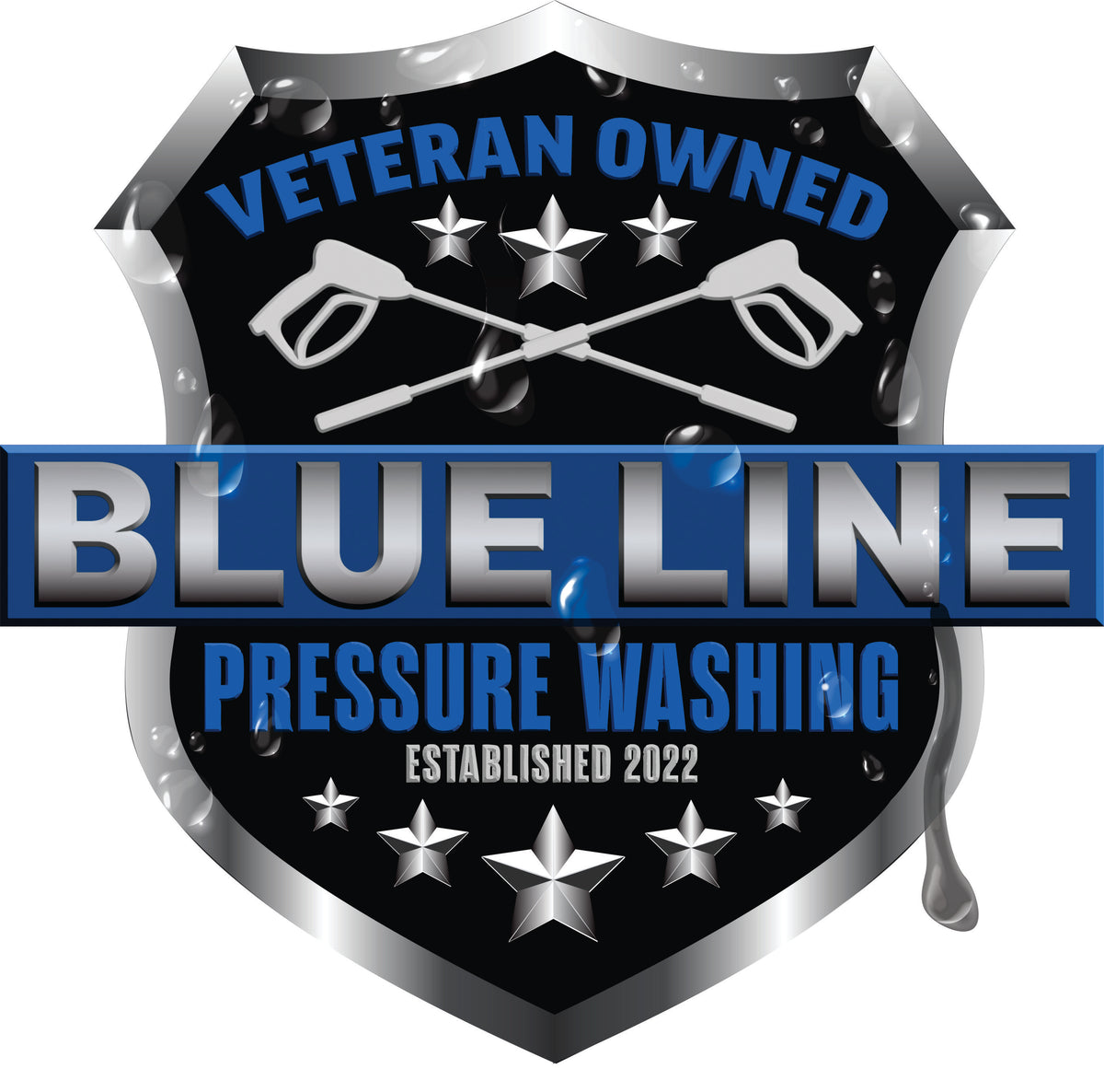 Blue Line Pressure Washing Fundraiser – Maleo Custom Designs